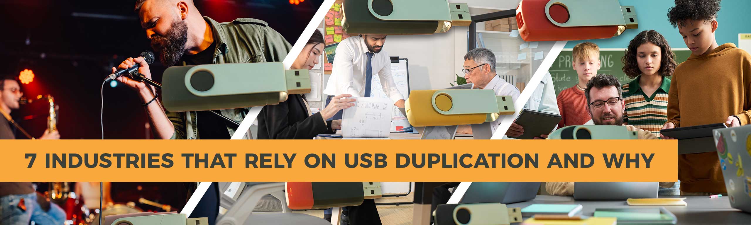 7 Industries That Rely on USB Duplication and Why | DISKCOPY